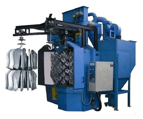 Custom Double track Hook Type Shot Blasting Machine For Castings