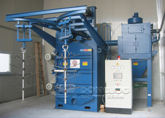 Overhead Wheel Blast Machine For Casting Surface Cleaning Y Shape