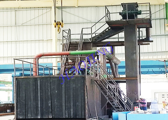Electrical Shot Peening Machine For Steel Frame Materials Energy Saving