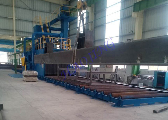 Passing Shot Bead Blasting Equipment , Shot Peening Machine For Steel Structure Material