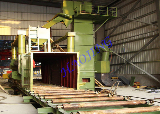 Coil Automatic Steel Shot Blasting Machine Stainless Steel With Electrical Control System