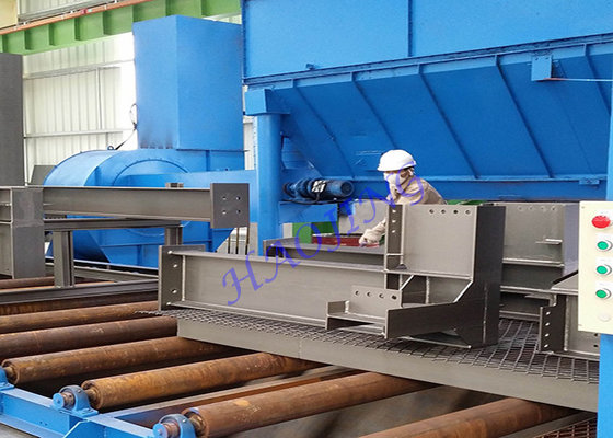 Electrical Passing Tunnel Wheel Blast Machine For Metal Foundry Industry