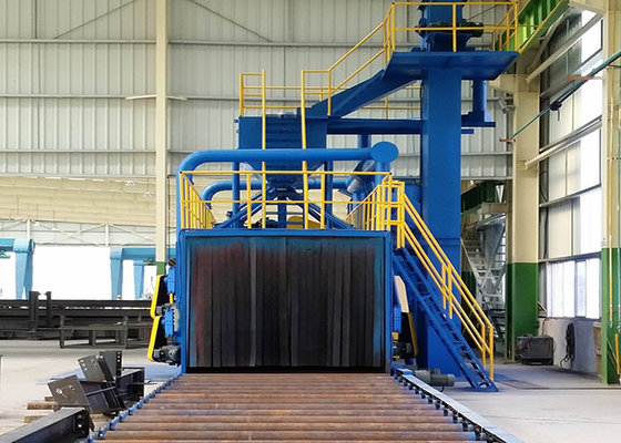 Customized H Beam Shot Blasting Machine With Roller Belt 220V 60H