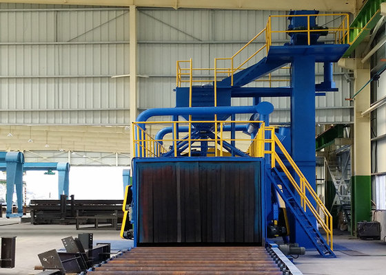 Professional Wheel Blast Cleaning Machine With Electrical Control System