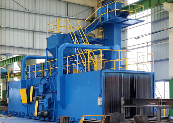 H Beam Shot Blasting Machine For Steel Beam Structure Materials