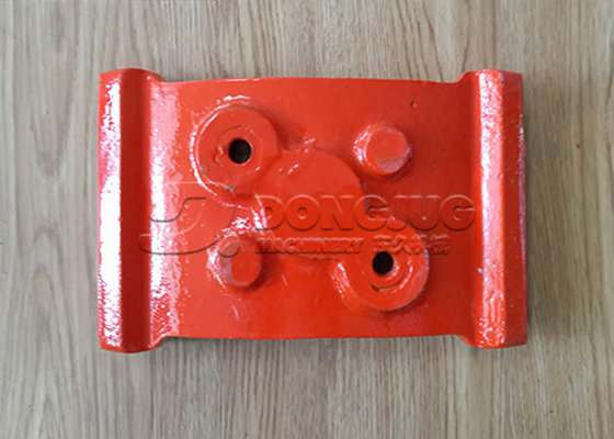 Small Wheel Shot Blasting Machine Parts Backplate Angles Customized