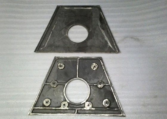 Shot Blasting Machine Spare Parts / Metal End Shield High Precision