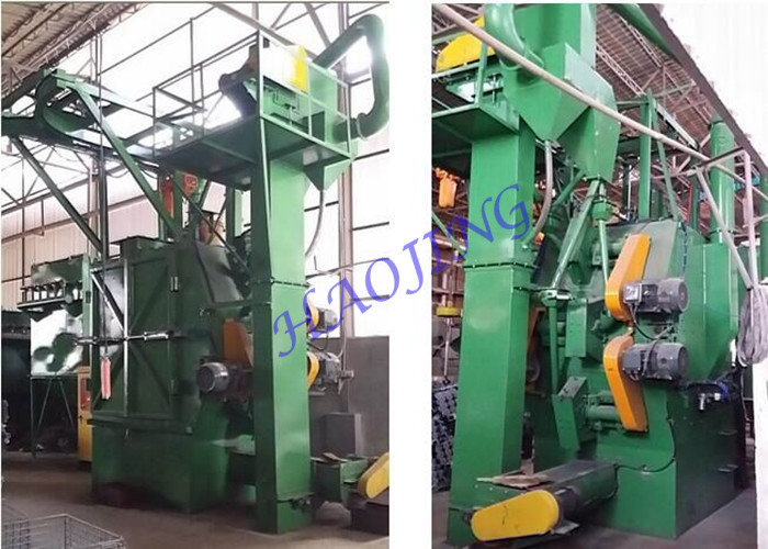 Automatically Double Track Hanger Type Shot Blasting Machine 380V 60HZ 3P