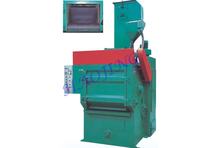Crawler Rubber Belt Shot Blast Cleaning Machine , Electrical Shot Peening Machine 220V 60HZ