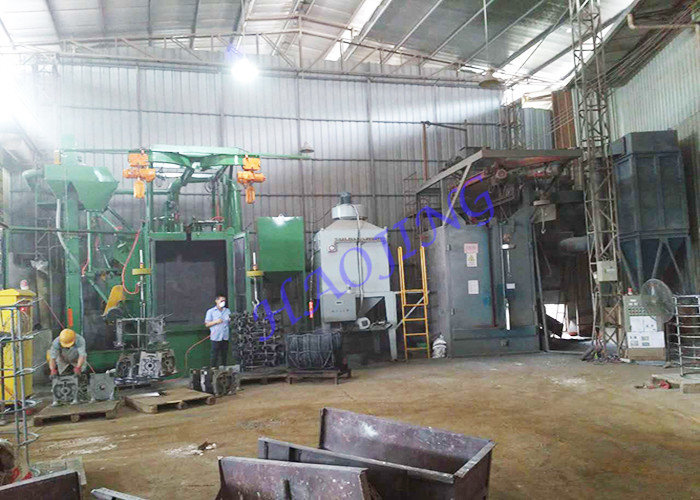 Y Type Shot Peening Machine , Auto Blasting Machine For Foundry Indsutry