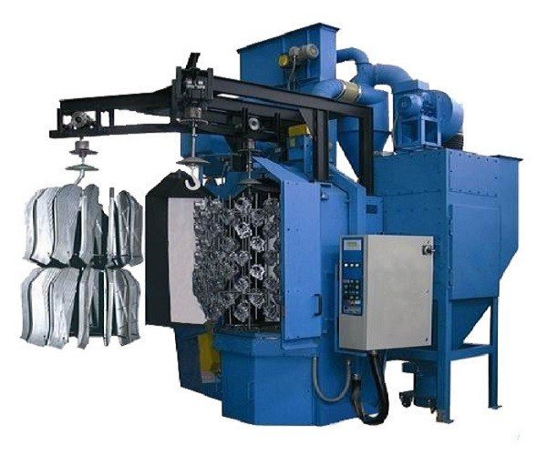 Custom Double track Hook Type Shot Blasting Machine For Castings