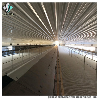 Commercial Prefabricated Steel Structure Designs Poultry Chicken House Sale