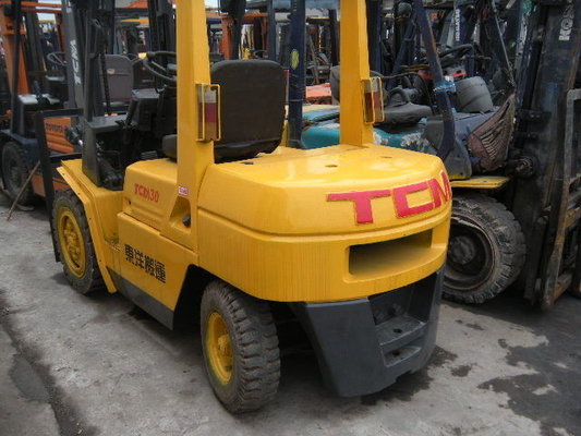 New Painting 3 Ton Used Forklift Trucks / Second Hand Forklifts