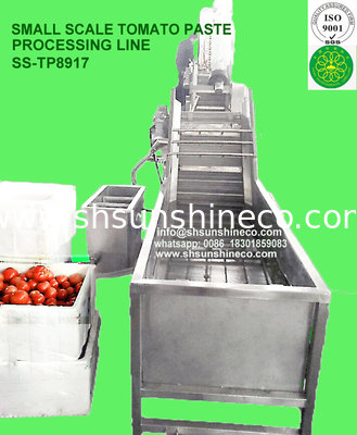 Small Size tomato paste processing line small scale tomato paste factory mini tomato production line Italy Technology