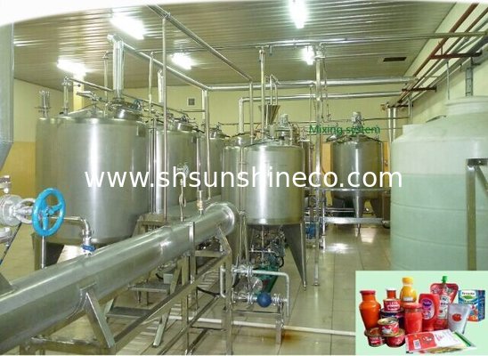 Tomato Paste Repackage Line, Tomato Paste blending and preparation system