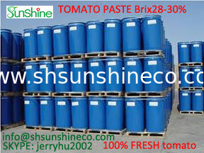tomato paste in drum steel 28-30% hot break