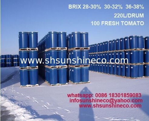 Supply high quality good price tomato paste 28-30% brix CB and HB produced with 100% fresh tomatoes