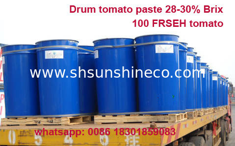 bulk package tomato paste brix 28-30%, 30-32%, 36-38%
