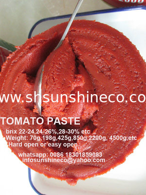 Supply Canned Tomato Paste/Tomato Sauce