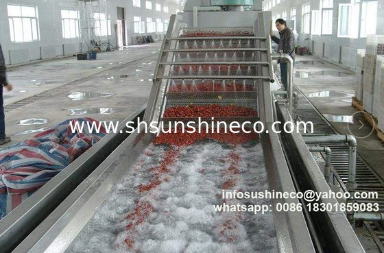 washing machine of tomato, strawberry, apple, mango, banana, and other fruit and vegetable that can float.