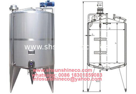 Mixing Tank/blending tank/storage tank/ stainless steel tank