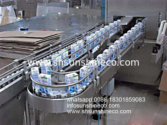 Professional supplier of chain plate lifter and conveyor for fruit and vegetable, juice, tea drink, milk etc.