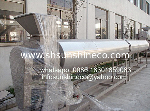 Spiral Scalding Machine to deactivate the enzyme inside the fruits