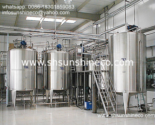 high speed dissolving and mixing system for small package tomato paste reconstitution