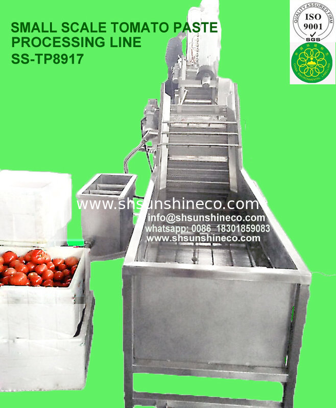 Small Size tomato paste processing line small scale tomato paste factory mini tomato production line Italy Technology