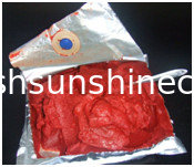 Aseptic bag tomato paste in steel drum  with 100% fresh tomato and non-GMO 28-30% Brix Cold break
