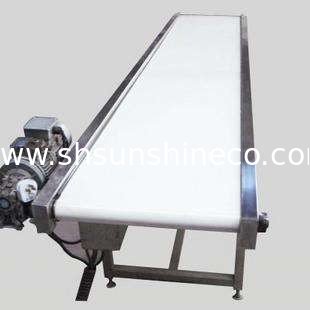 belt conveyor of lifting banana, or other fruits, vegetables, waste residue, plastic bags, and other solid material.
