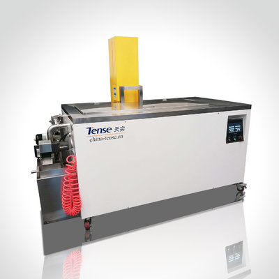 CHINA DYNAMIC ULTRASONIC CLEANING MACHINE AGITATION,LIFTING.PLC CONTROL,WHITE