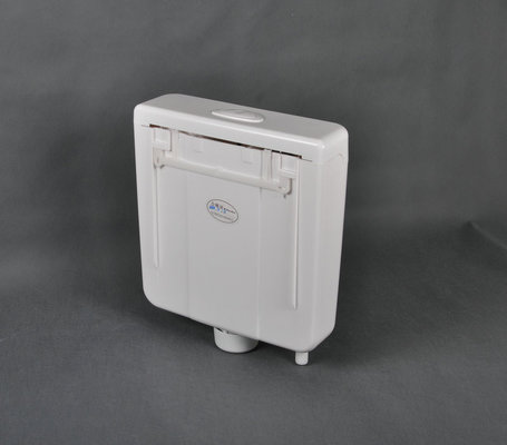 Bath 6L - 7L Exposed Toilet Cistern , PP Lavatory Single Flush Tank KDR-006T