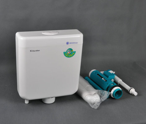 Bath 6L - 7L Exposed Toilet Cistern , PP Lavatory Single Flush Tank KDR-006T