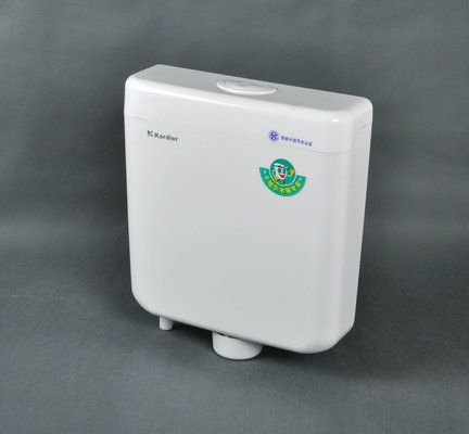 Bath 6L - 7L Exposed Toilet Cistern , PP Lavatory Single Flush Tank KDR-006T