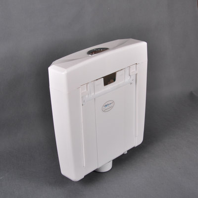 Squatting Pan / Toilet White Durable Dual Flush Tank with Push Valve