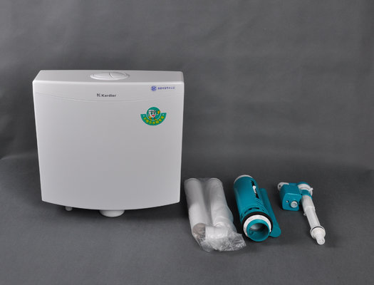 Washroom Wall Mounting Type Plastic Toilet Cistern With Dual Flush Valve