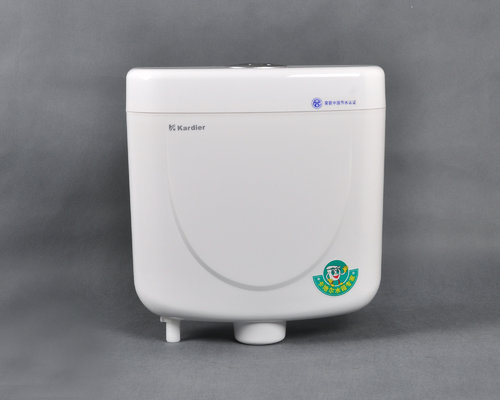 3L 6L 8L Dual Flush Plastic Toilet Cistern , Toilet Water Tank Bottom input