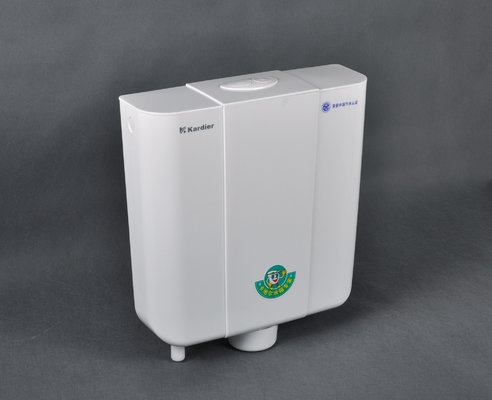 Exposed Upper PP Plastic Toilet Cistern Dual Flush With Flush Valve