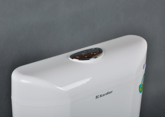 Bathroom 3L / 6L Dual Flush Tank , PP Material Lavatory Toilet Cistern