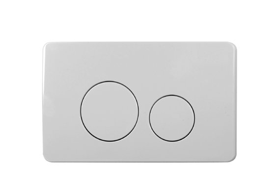 High Class Flush Plate Dual Push Bathroom Parts On Concealed Cistern