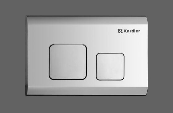 Square Button Plastic Flush Plate , Domestic Wall Hung Toilet Flush Panel