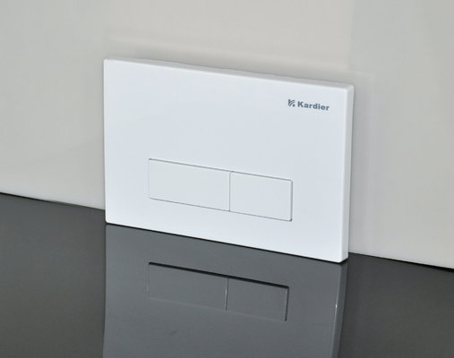 Modern Indian Mark H Shape ABS Flush Panel / Plates For Concealed Cistern
