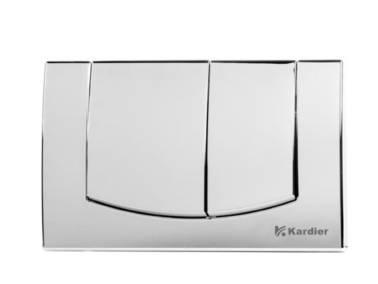 Bathroom Exposed Wall Mount Dual Toilet Flush Panel For Concealed Cisterns