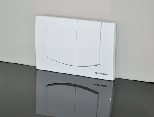 Bathroom Exposed Wall Mount Dual Toilet Flush Panel For Concealed Cisterns