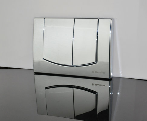 Bathroom Exposed Wall Mount Dual Toilet Flush Panel For Concealed Cisterns