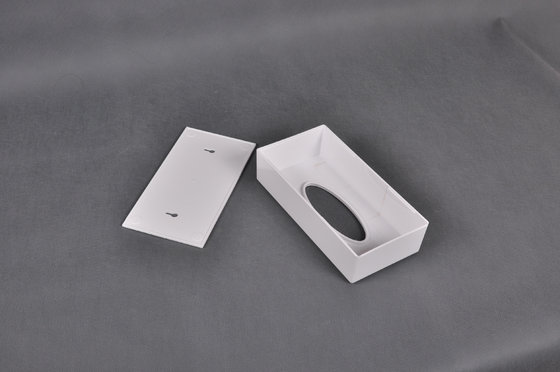 Extraction Type White ABS Toilet Tissue Box for Hotel WC Washroom