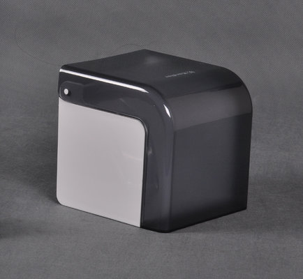 Hotel Washroom plastic ABS Gray Toilet Tissue Box , Toilet Paper Storage Box