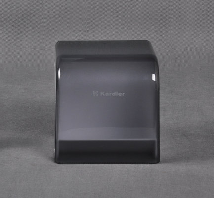 Hotel Washroom plastic ABS Gray Toilet Tissue Box , Toilet Paper Storage Box