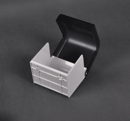 Hotel Washroom plastic ABS Gray Toilet Tissue Box , Toilet Paper Storage Box